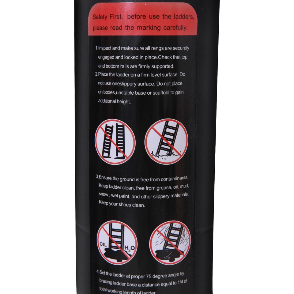 16.4ft Telescoping Ladder Tall 5.0m Ladder Folding Retractable Ladder ...