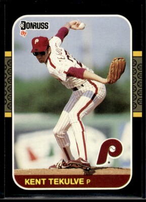 1987 Donruss #453 Kent Tekulve Philadelphia Phillies | eBay