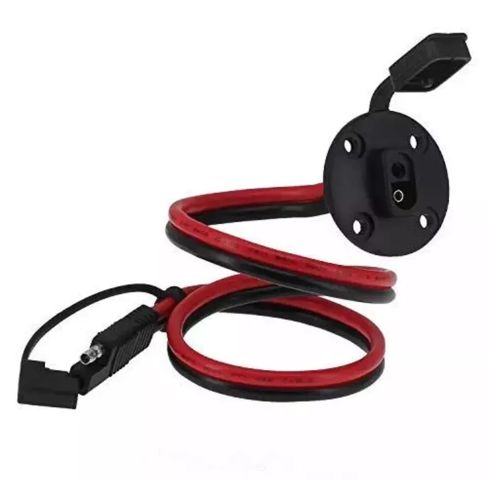 10 AWG SAE Cable Connector SAE Socket Chassis Wire 60Cm SAE to SAE 2 ...