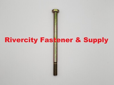 M8-1.25x125 Steel Hex Head Cap Screws M8x1.25 x 125 Bolts 8mm x 125mm ...