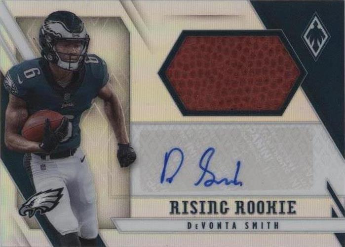 2021 Panini Phoenix - Rising Rookie Material Signature Devonta Smith # ...