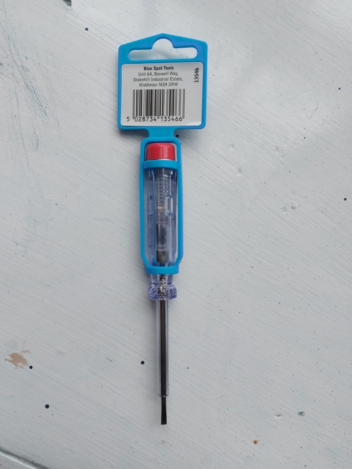BlueSpot Mains Tester Screwdriver Set Electrical Voltage Probe | eBay UK