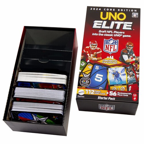 Mattel Games - UNO: Elite NFL 2024 Core Edition Starter Pack [New Toy ...