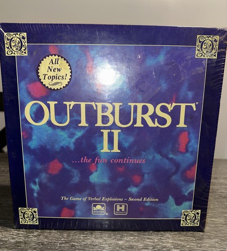 Outburst II Board Game of Verbal Explosion 1991 2nd Edition Sealed | eBay