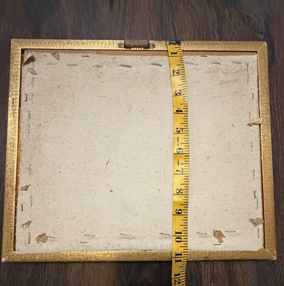 Original Signed Barrister Winter Snow Landscape Oil Painting 13” x 11 ...