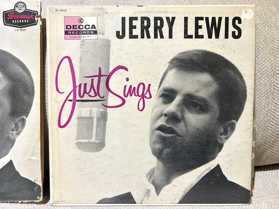JERRY LEWIS Just Sings LP’s Originals 1956 DECCA USA & Brunswick label ...