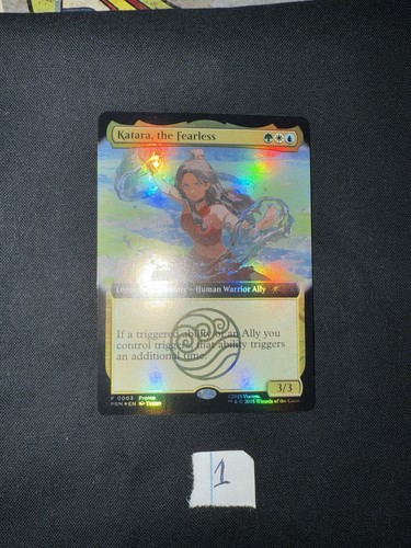 SDCC 2025 Magic The Gathering X Avatar Katara The Fearless 4 cards for ...
