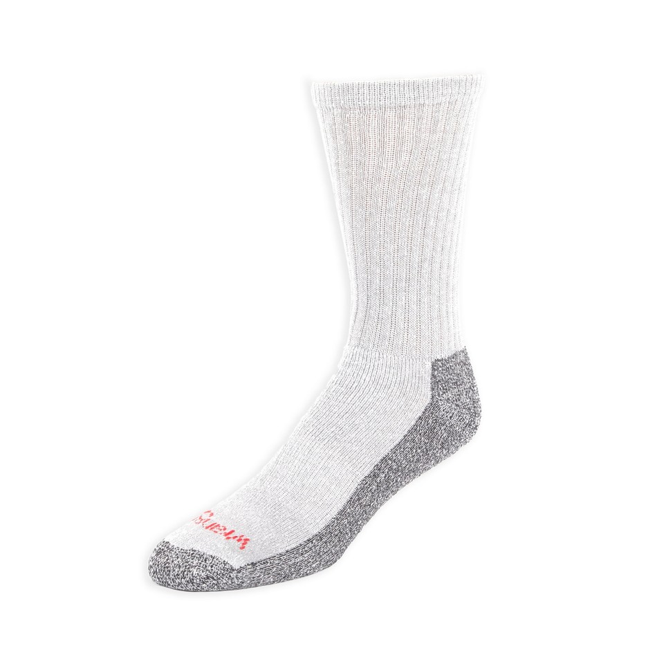 Wrangler Men's 6 Pack Cushion Crew Work Socks Big & Tall Size 12-15 ...