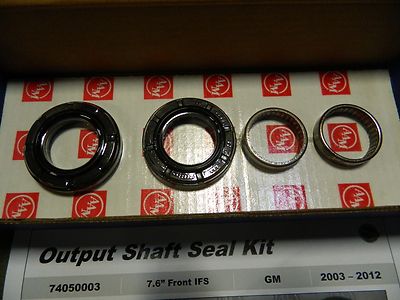 GM 7.6 IFS FRONT DIFFERENTIAL OUTPUT SHAFT AXLE SEAL KIT 2003-2012 ...