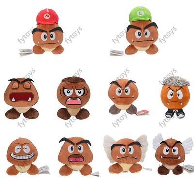 Mario Bros Plush Toys Goomba Goombrat Soft Plushies Stuffed Dolls ...