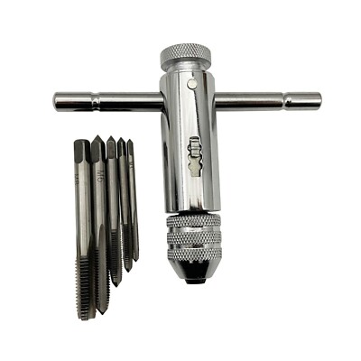 T-type M3-M8 Tap Wrench Tap Set Ratchet Tap Winch | eBay