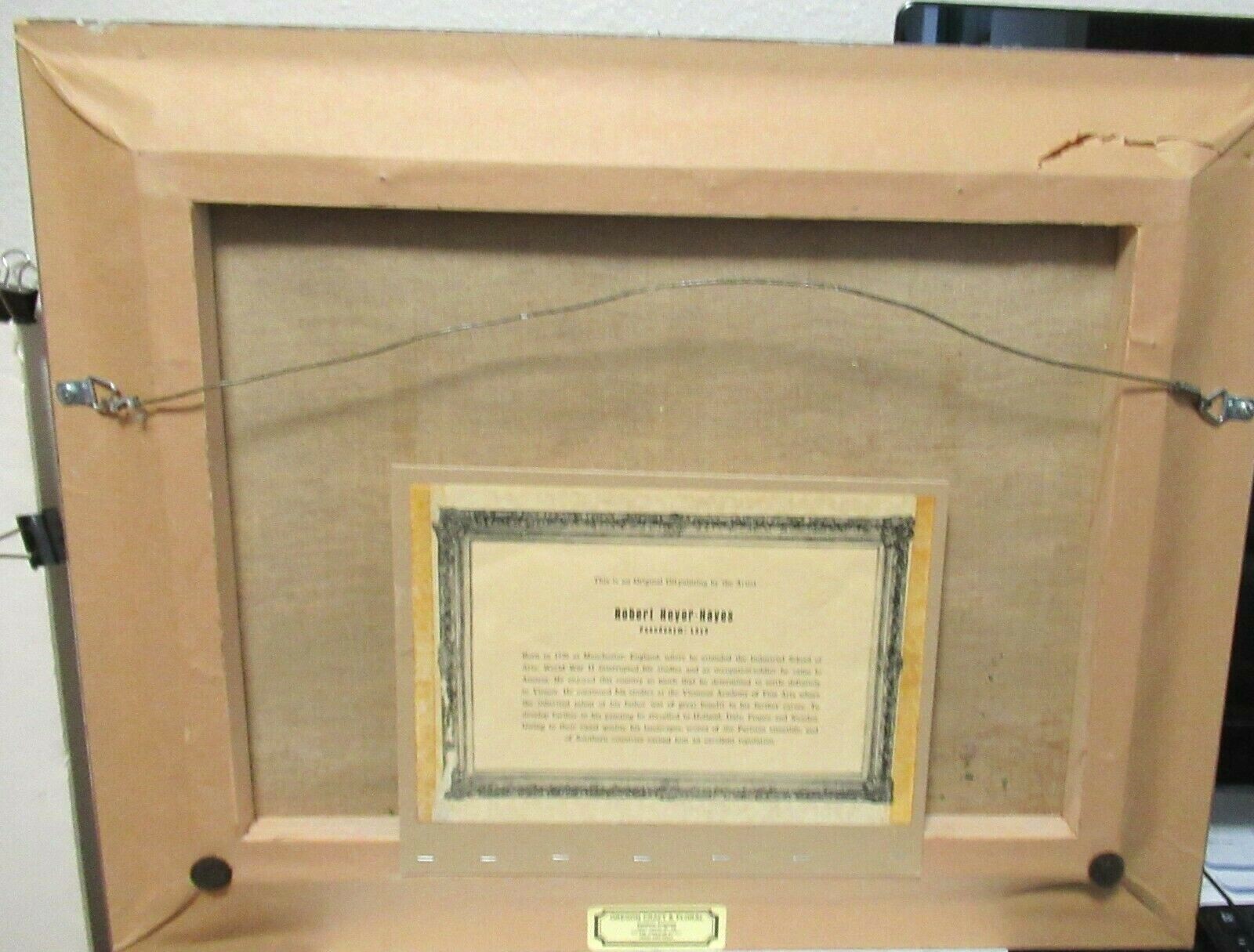 ROBERT HEYER HAYES "THREE SISTERS" ORIGINAL OIL ON CANVAS LANDSCAPE ...