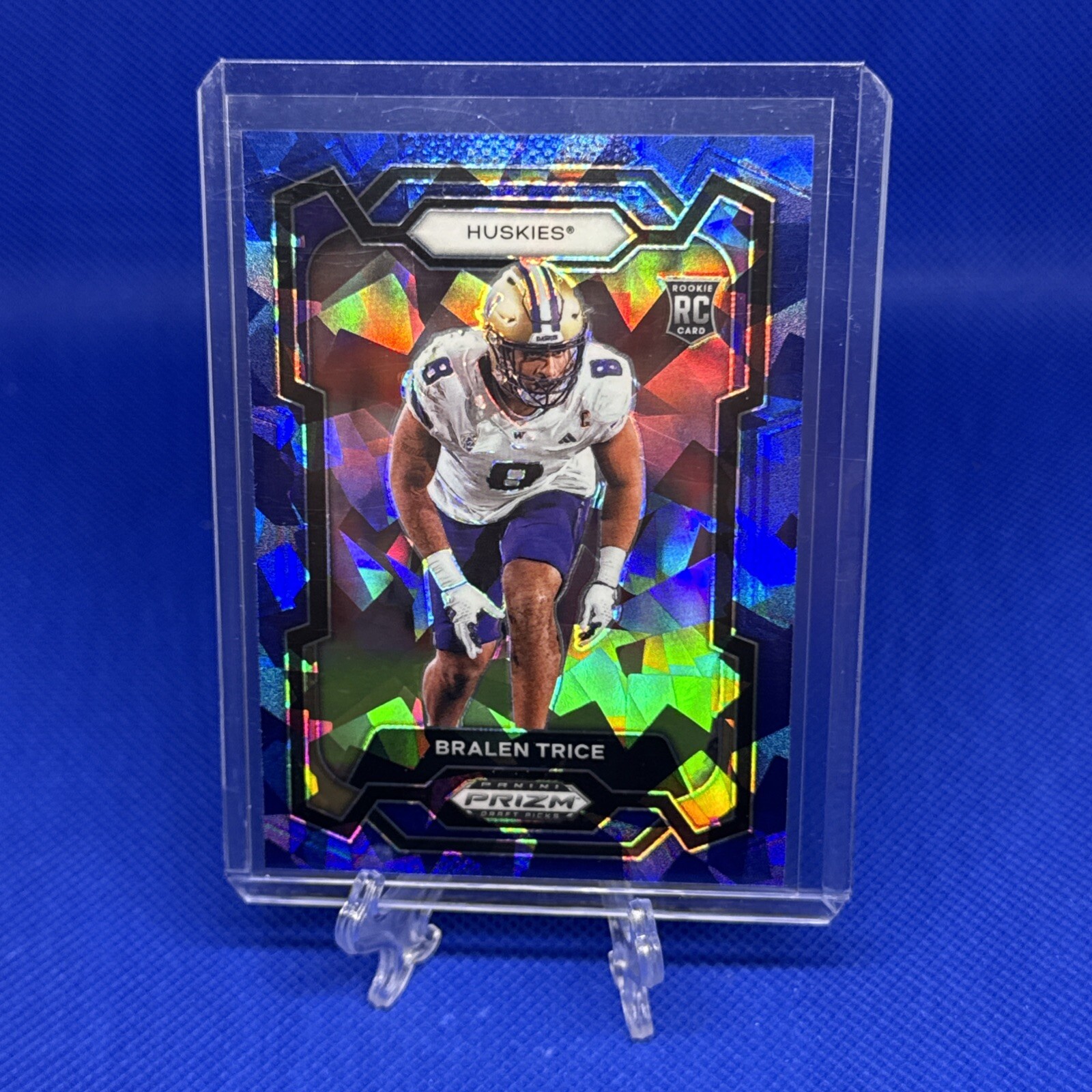 Bralen Trice 2024 Prizm Draft Picks #123 Blue Ice /99 Price Guide ...