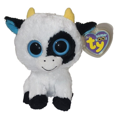 ST* Ty Beanie Boos - DAISY the Cow (6 Inch) MWMTs Stuffed Animal Toy | eBay