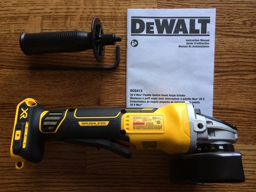 New DeWalt 20 Volt 20v Max XR 4.5" Brushless Angle Grinder with Brake ...