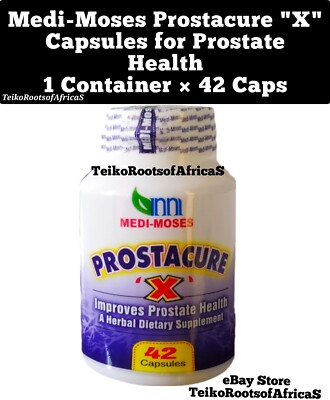 Medi-Moses Prostacure "X" Capsules for Prostate Health - 42caps | eBay