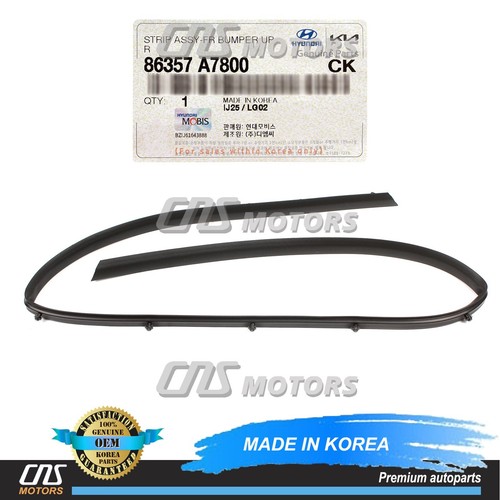 ⭐GENUINE⭐ Front Bumper Hood Rubber Seal Strip for 2017 2018 Kia Forte ...