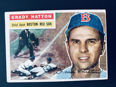 1956 Topps Baseball Grady Hatton Boston Red Sox Card #26 Gray Back | eBay
