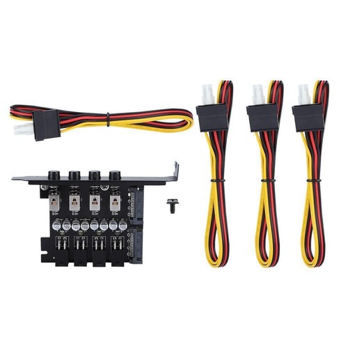 HDD Power Switch Kits 15Pin For PC Desktop Hard Drive Power Supply ...