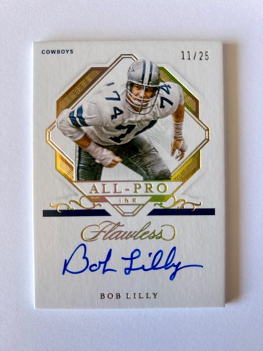 2021 Flawless Bob Lilly “All-Pro Ink” On Card Autograph SSP #11/25 ...