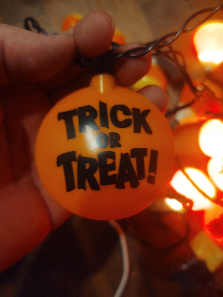 20 Halloween Mini String Lights CANDY CORN Trick Or Treat Cover Read ...