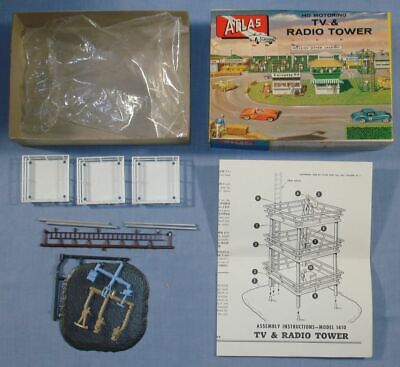 ATLAS HO SLOT CAR RACING TRACK LAYOUT KIT 1410-98 TV & RADIO TOWER ...