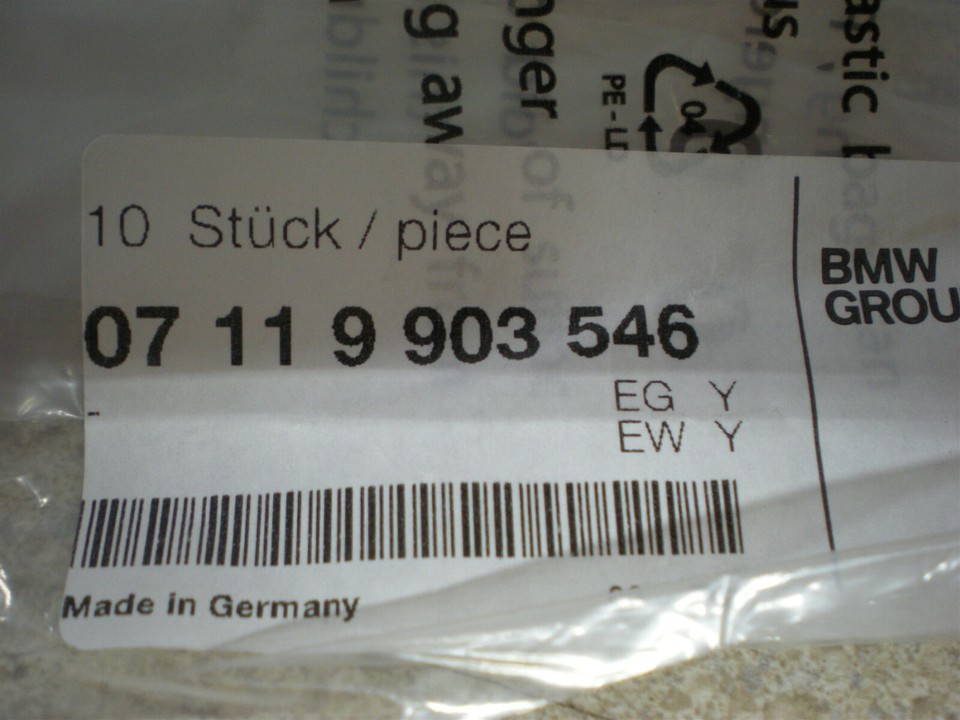 NOS OEM BMW Gasket Ring 1999-08 F650GS 07119903546 | eBay