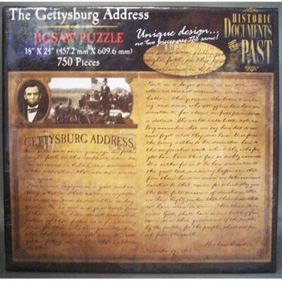 Gettysburg Address Puzzle | eBay