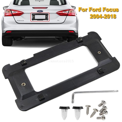 For Ford Focus RS 2004-2018 Rear Bumper License Plate Mount Bracket Tag ...