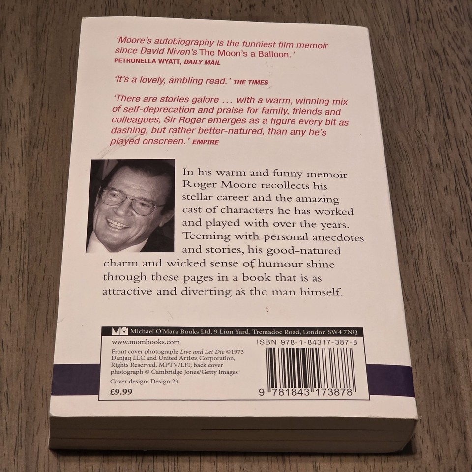 My Word Is My Bond: The Autobiography - paperback Moore, Roger ...