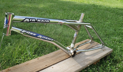 Rare!! 1996 Free Agent "Air Raid" BMX Freestyle Frame 20" TT 4130 ...