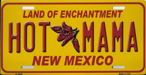 Hot Mama New Mexico Metal License Plate 723888896410| eBay