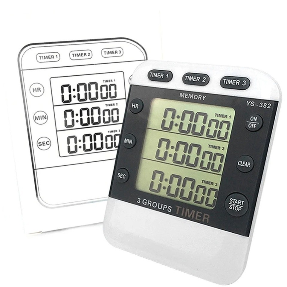 Square Design Kitchen Timer Digital Display Cooking Timer Cooking Use ...