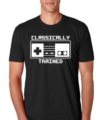 Nintendo "Classically Trained" Mens Athletic Fit T-Shirt | eBay