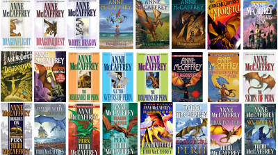 Complete Set Series - Lot of 25 Dragonriders Pern books by Todd & Anne ...