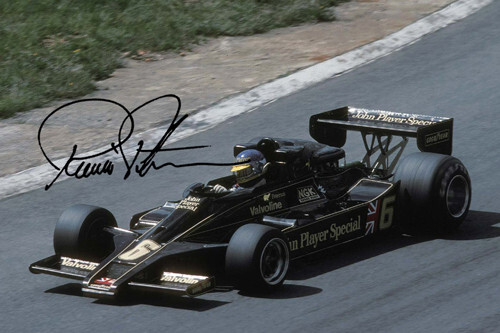 Ronnie Peterson 1978 F1 Lotus (DRUCK * PRINTED AUTOGRAPH) | eBay
