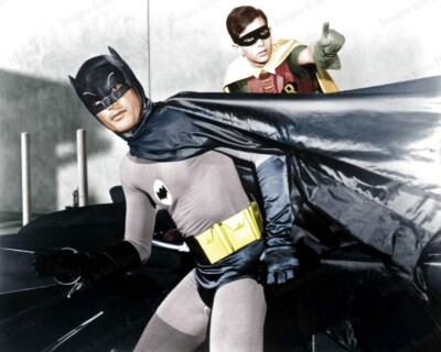 8x10 Print Adam West Burt Ward Batman 1966 Colorized #CLRA | eBay