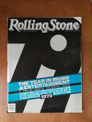 Vintage Rolling Stone Magazine December 27, 1979 #307 Year in Music No ...
