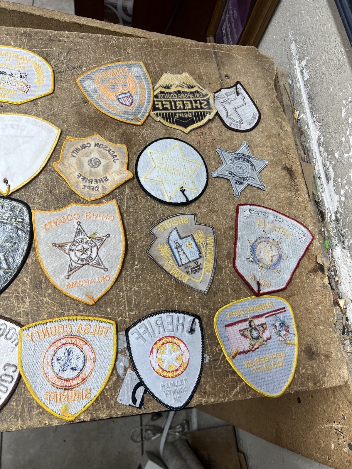 *RARE* Oklahoma State County Police Sheriff Patch Bundle Lot Collection ...
