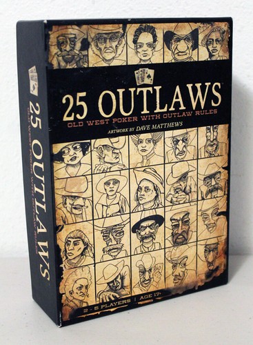 25 Outlaws: Old West Poker w/Outlaw Rules Card Party Game - Dave ...