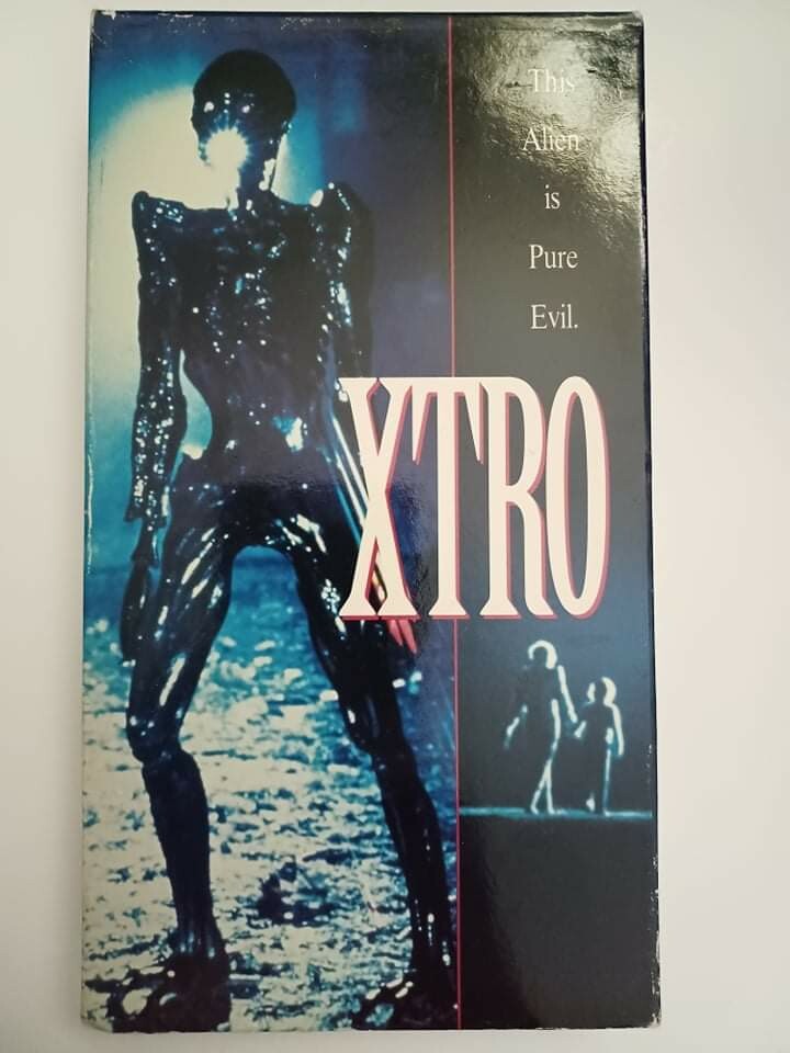 Xtro VHS VCR Video Tape Used Movie Horror Sci Fi Slip Sleeve VERY RARE ...