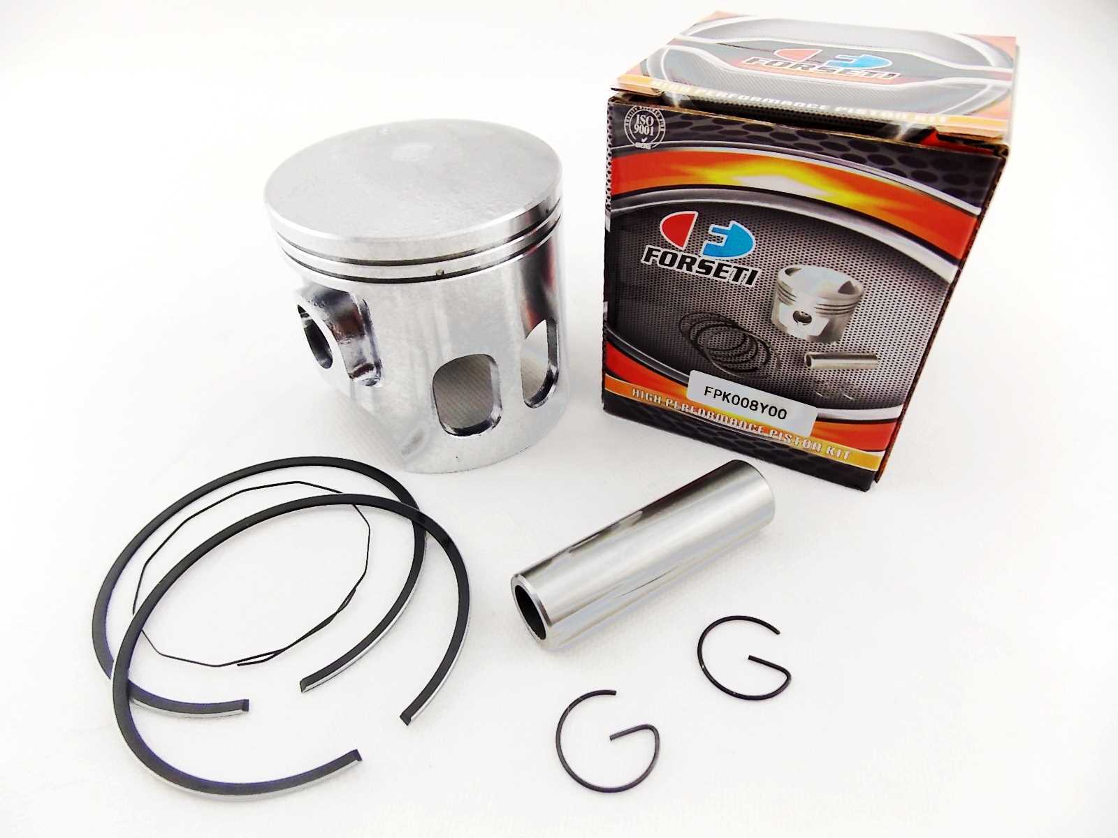 YAMAHA YZ175 76-81 STD FORSETI PISTON KIT 66mm RINGS PIN CLIPS | eBay