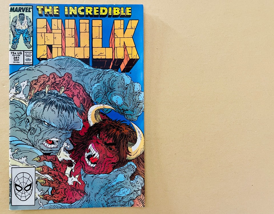 INCREDIBLE HULK 332-339, 341 (9 bk lot) all DAVID/McFARLANE 1987 Marvel ...