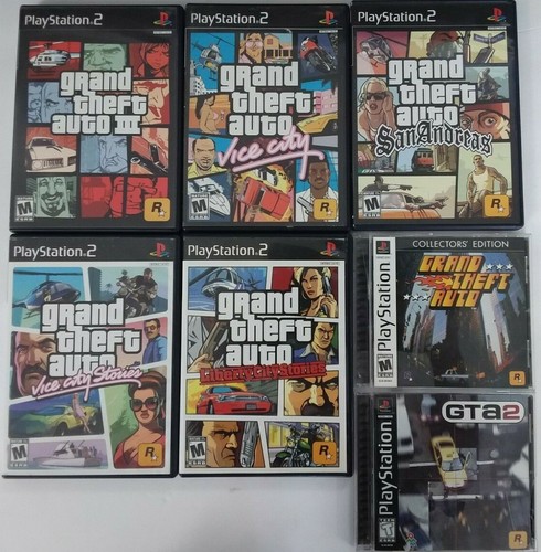 Grand Theft Auto games (Sony Playstation 2) Ps2 TESTED | eBay