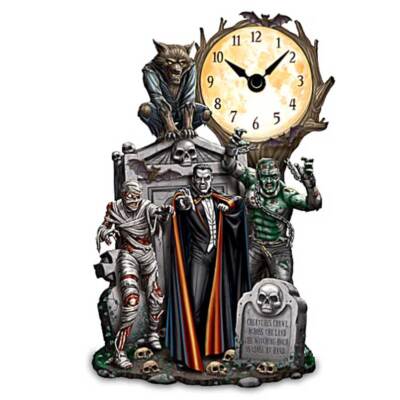 Haunted House Monster Clock Bradford Exchange | eBay