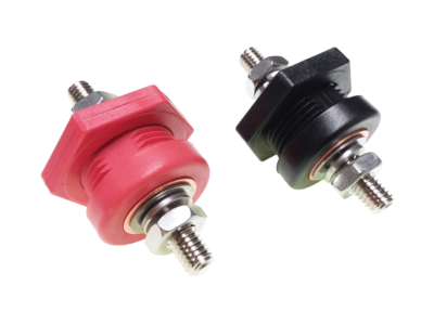 Junction Block Stud Firewall Feed Through 3/8" Brass SS Battery Cable ...