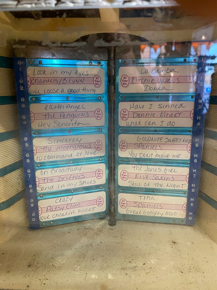 Vtg Seeburg Table Top Wall Jukebox Selector Diner Man Cave Rock N Roll ...