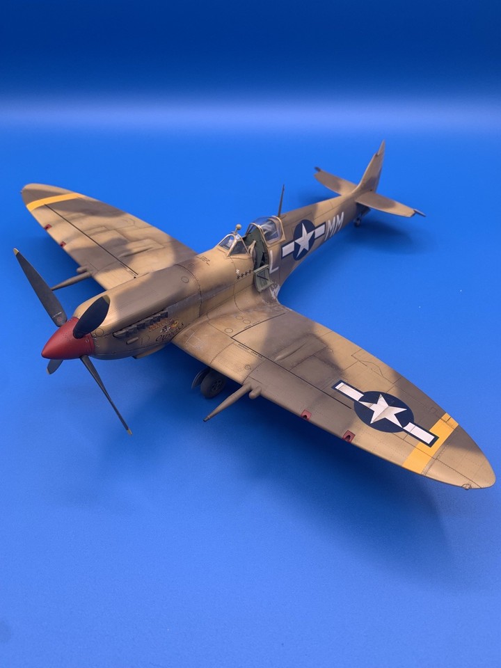 Pro Built 1/32 Tamiya Spitfire Mk. VIII "Fargo Express" 308th FS, 31st ...