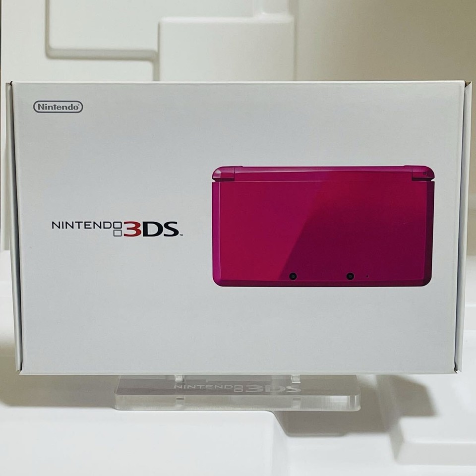 Nintendo 3DS Console Gloss Pink Box Manual CTR-001 Tested Working | eBay