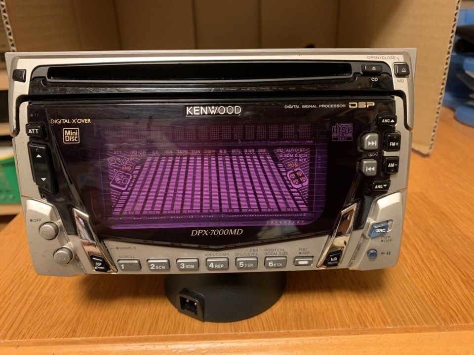 Kenwood DPX-7000MD JDM Car Stereo 2DIN CD/MD Receiver Tested Working ...